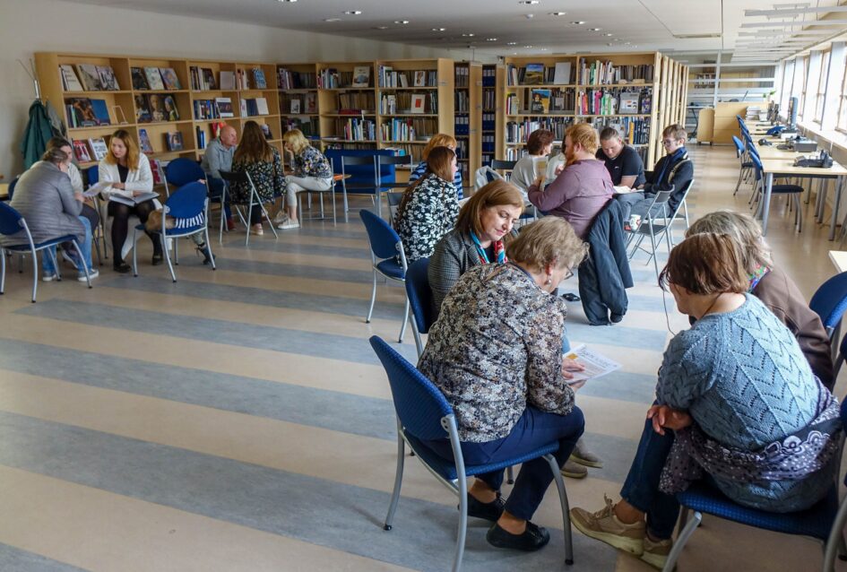 The Language Café has opened in the library (Panevėžys County Gabrielė ...