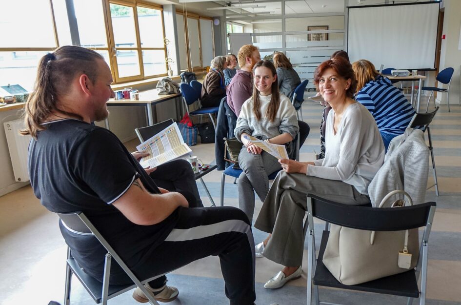 The Language Café has opened in the library (Panevėžys County Gabrielė ...